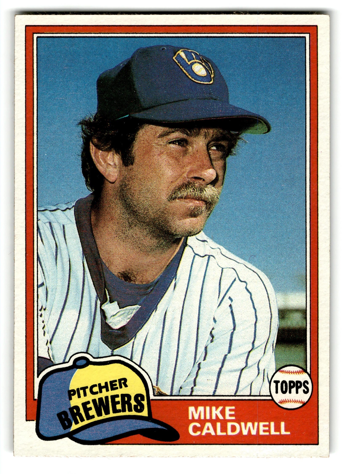 1981 Topps #85 Mike Caldwell Milwaukee Brewers | eBay