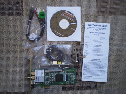 Hauppauge WinTV-HVR 2250 HD Tuner PCI Express 88601 LF w/ Half-Heights ...