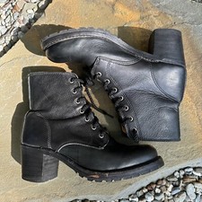Frye Berwick 87430 Mens 7 Lace up Ankle BOOTS Vibram Sole Cognac. Read ...