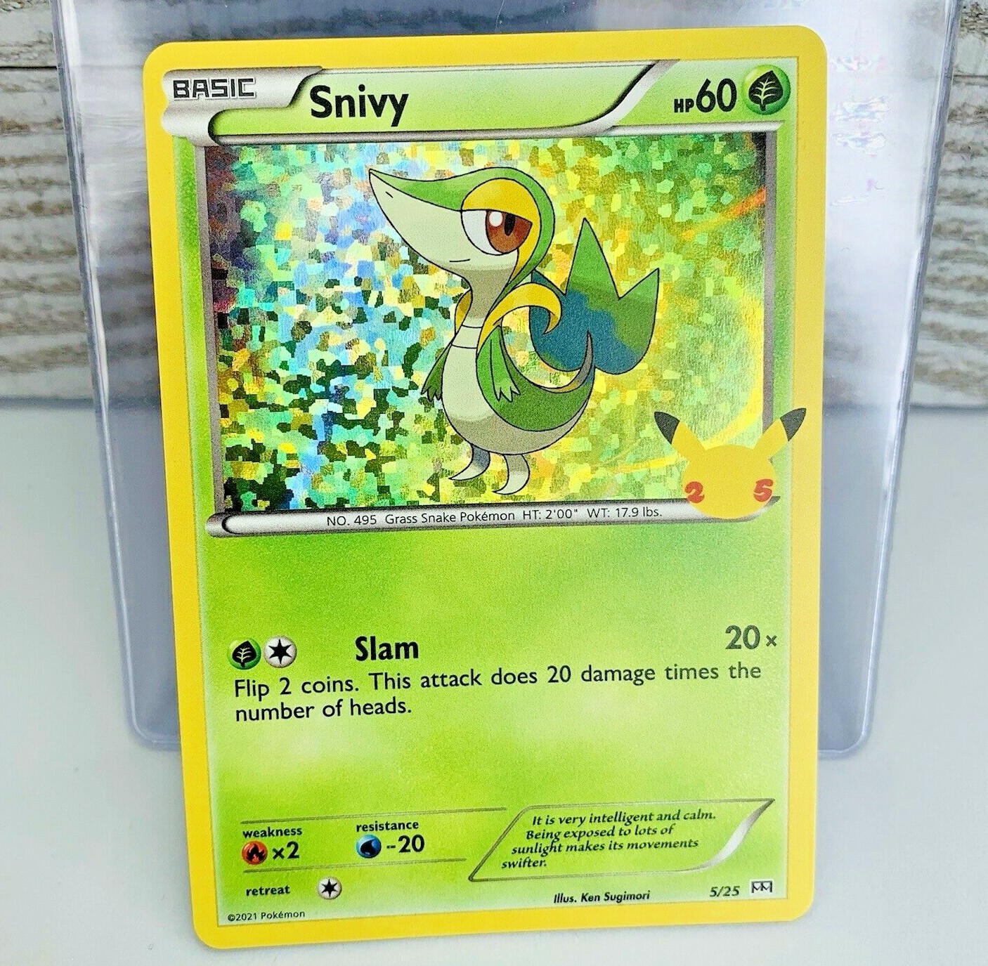 Snivy Pokemon Card