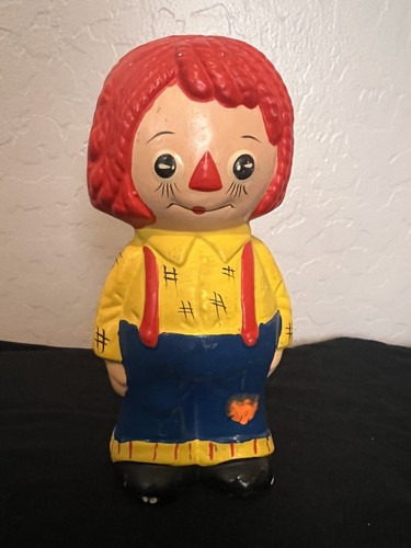 Vintage 7 1/2" Raggedy Andy Coin Bank Figure | eBay