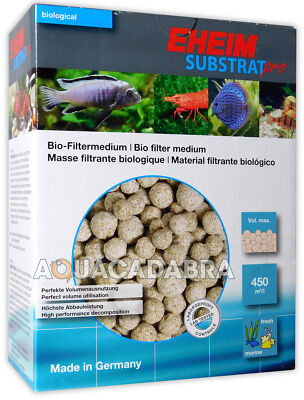 EHEIM SUBSTRAT PRO 2L SUB STRAT BIO FILTER MEDIA BIOLOGICAL AQUARIUM ...