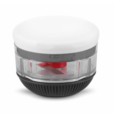 Zyliss White Twist & Roll 10cm Mini Food Chopper Garlic/Ginger/Shallots ...