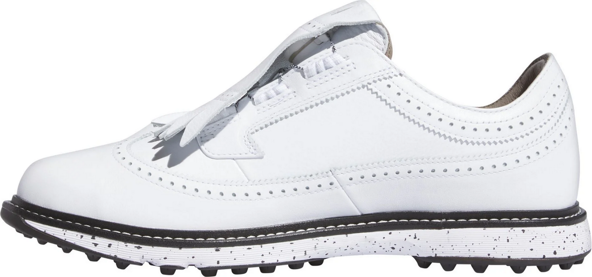 New adidas MC87 BOA Golf Shoes - Cloud White/Iron Metallic/Core