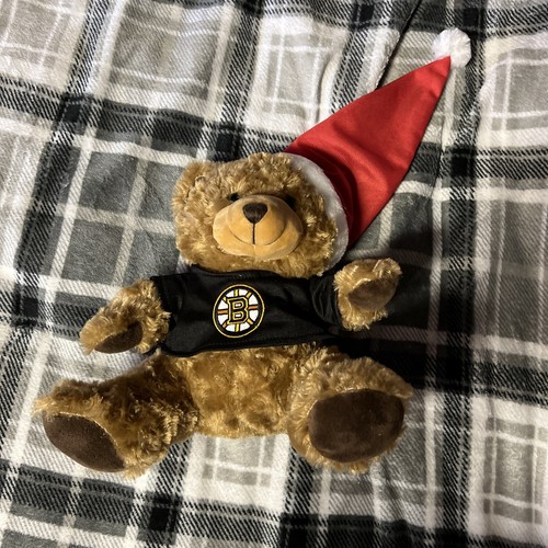 Boston Bruins FOCO Teddy Bear with Santa Hat | eBay