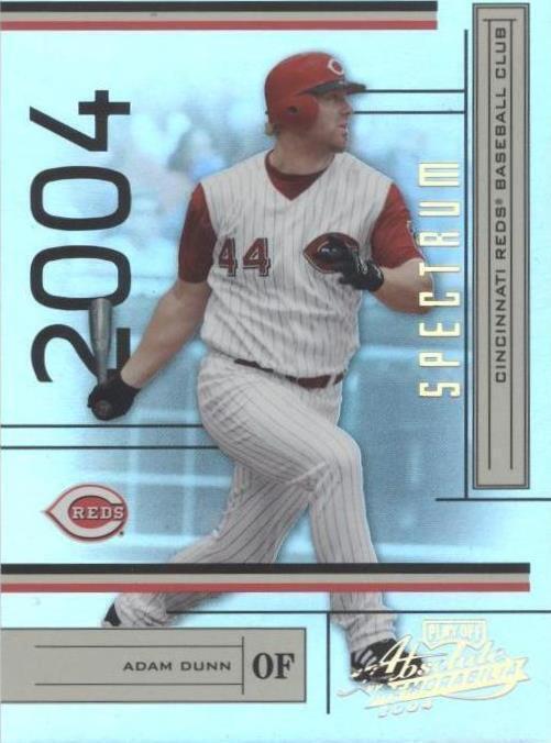 2004 Playoff Absolute Memorabilia - Adam Dunn #58 Silver Spectrum /100 for sale online | eBay