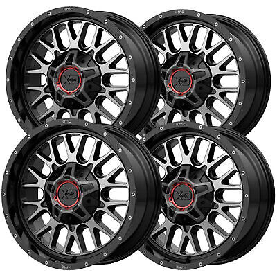 (4) XD Series XD842 Snare 20x9 5x5"/5x5.5" +0mm Black/Gray Wheels Rims ...