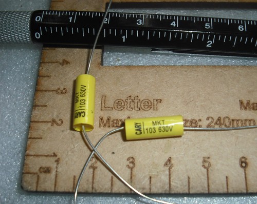 103j 103 10nf 0.01uF 0.01mfd 5% 630v axial metallized polyester ...