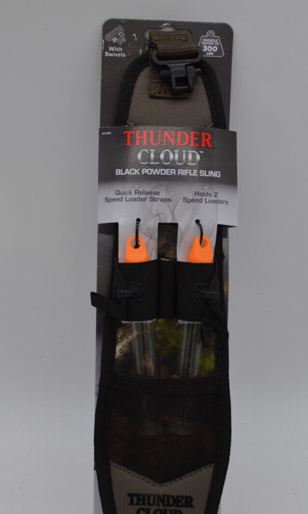 NEW ALLEN THUNDER CLOUD BLACK POWDER RIFLE SLING 2 SPEED LOADERS STRAP ...