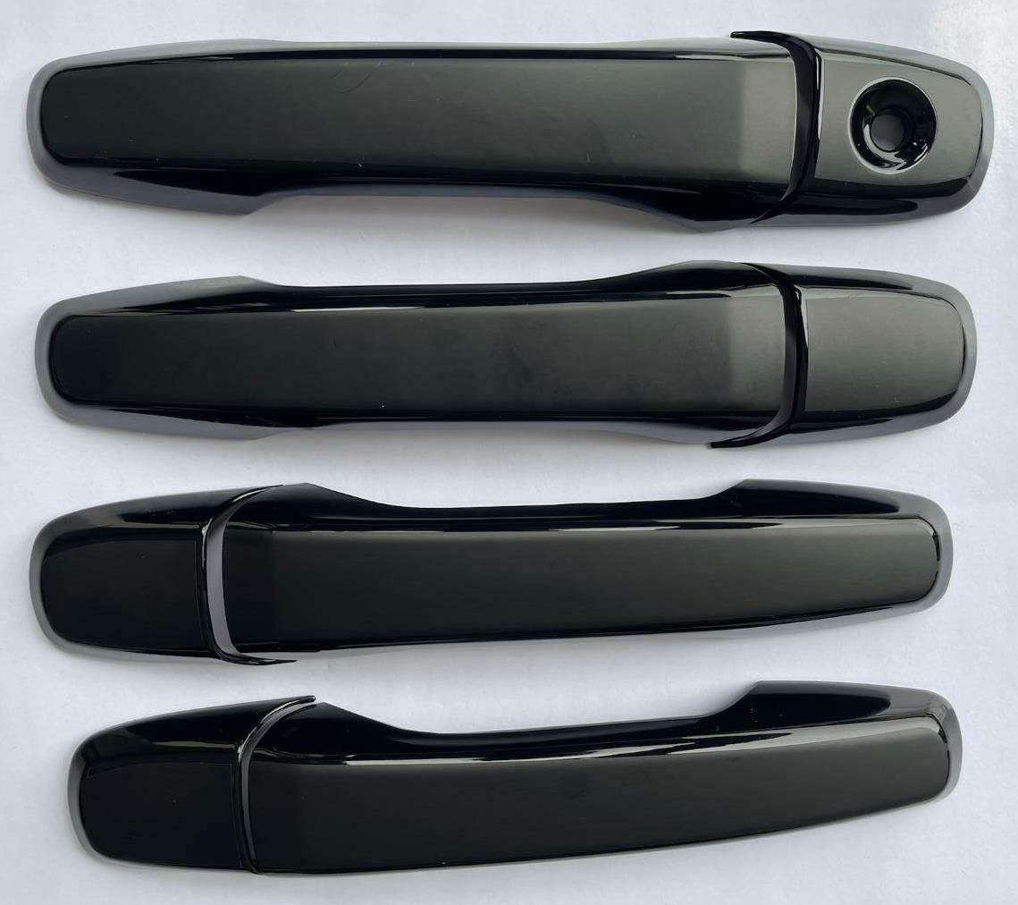 Custom Matte Black on Gloss Black Door Handle Covers 2011 - 2014 Ford ...