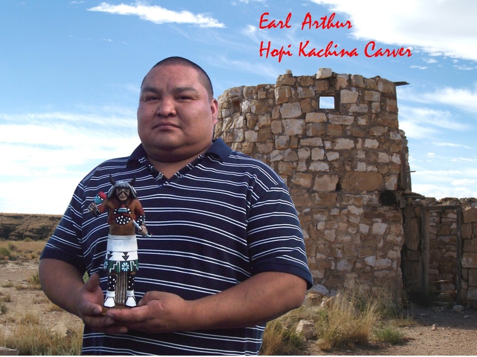 Hopi Kachina Doll - Masau'u, the Death Kachina by Earl Arthur - Amazing ...
