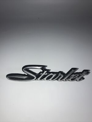 Toyota Starlet KP61 Trunk Badge Emblem KP60 | eBay