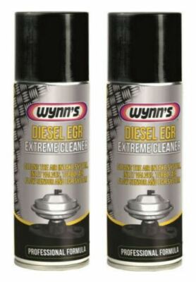 2x Wynns Diesel EGR Turbo Extreme Valve Cleaner Professional Formula ...