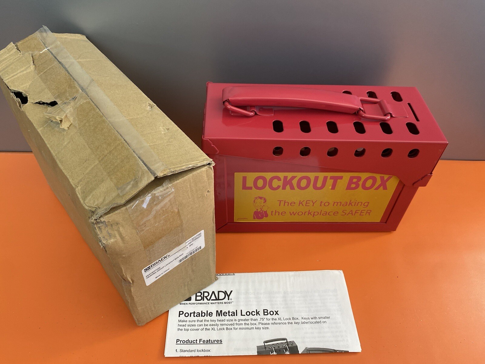 Brady Prinzing Group Lockout Red-Box Y434818 | eBay