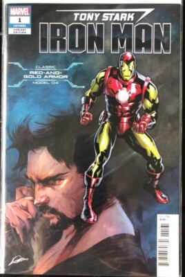 TONY STARK: IRON MAN #1 and #2 MARVEL COMICS 2018 MAIN COVERS LOZANO | eBay