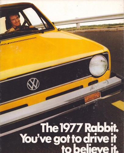 Original 1977 Volkswagen VW Rabbit Sales Brochure 77 | eBay