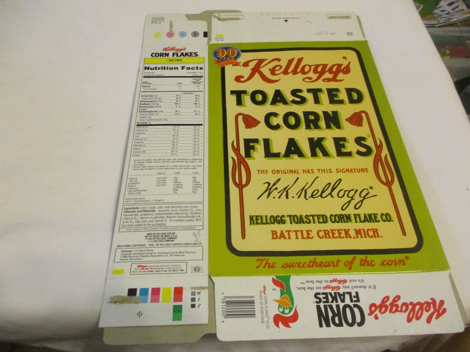 KELLOGGS CEREAL BOX CORN FLAKES 90 YEAR COLLECTOR PACK | eBay
