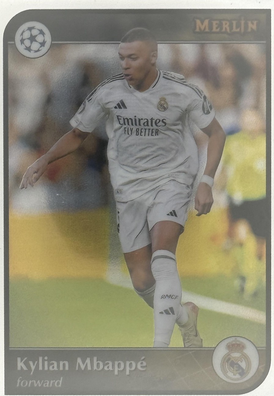 2024-25 Topps Merlin Uefa Club Competitions - Kylian Mbappe #9 for sale ...