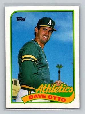 1989 Topps #131 Dave Otto Oakland Athletics Baseball Card | eBay