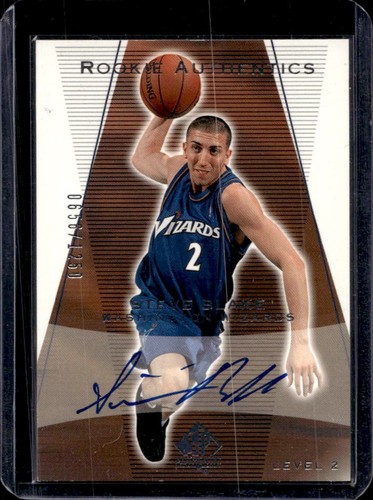 2003-04 SP Authentic Steve Blake Rookie RC Auto #656/1250 #164 Wizards ...
