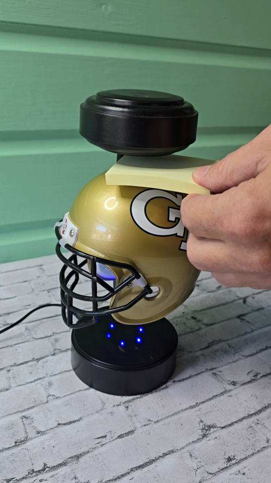NCAA Georgia Tech Hover Helmets Magnetic Floating Mini Helmet Display ...