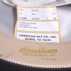 AMERICAN HAT COMPANY BLACK 10X COWBOY TYCOON/GAMBLER CREASE NWOB 7 LO ...