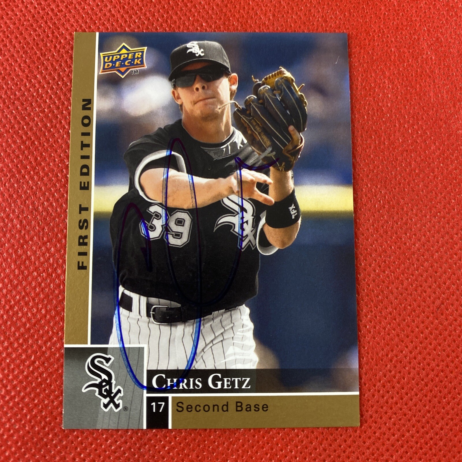 2009 Upper Deck First Edition Baseball #324 Chris Getz Auto Signed Autograph | eBay