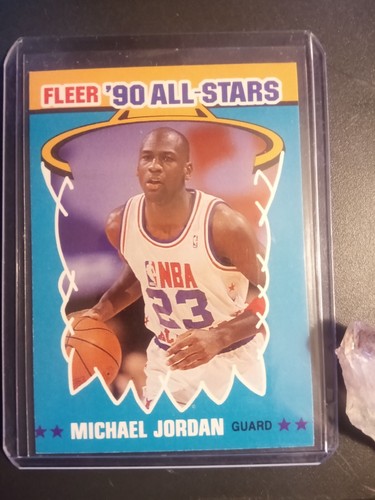 1990-91 Fleer - All-Stars #5 Michael Jordan💎 4 Sharp Corners MINT! MINT ...