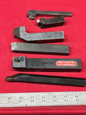 6 Indexable Lathe Tool Holders 1/2-1" Shanks 0-543 | eBay