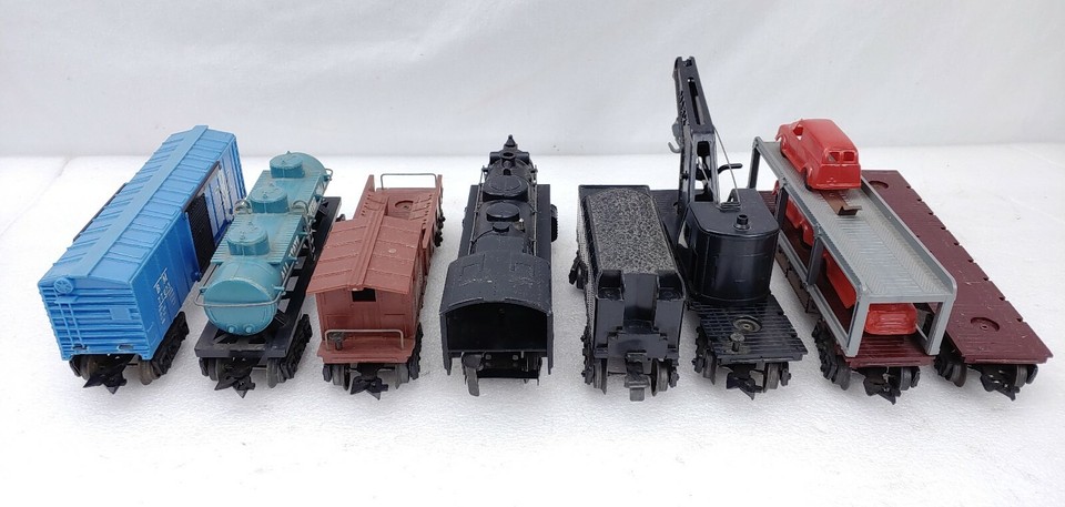 Marx Allstate 9640 Train Set 666 Steam Locomotive Engine Tender O Scale ...