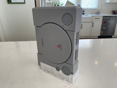 Sony PlayStation 1 PS1 Vertical Console Stand System Display Case ...