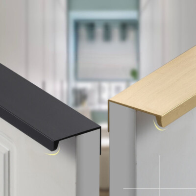 5-12" Back Mount Finger Edge Pulls Closet Door Pulls Cabinet Pulls ...