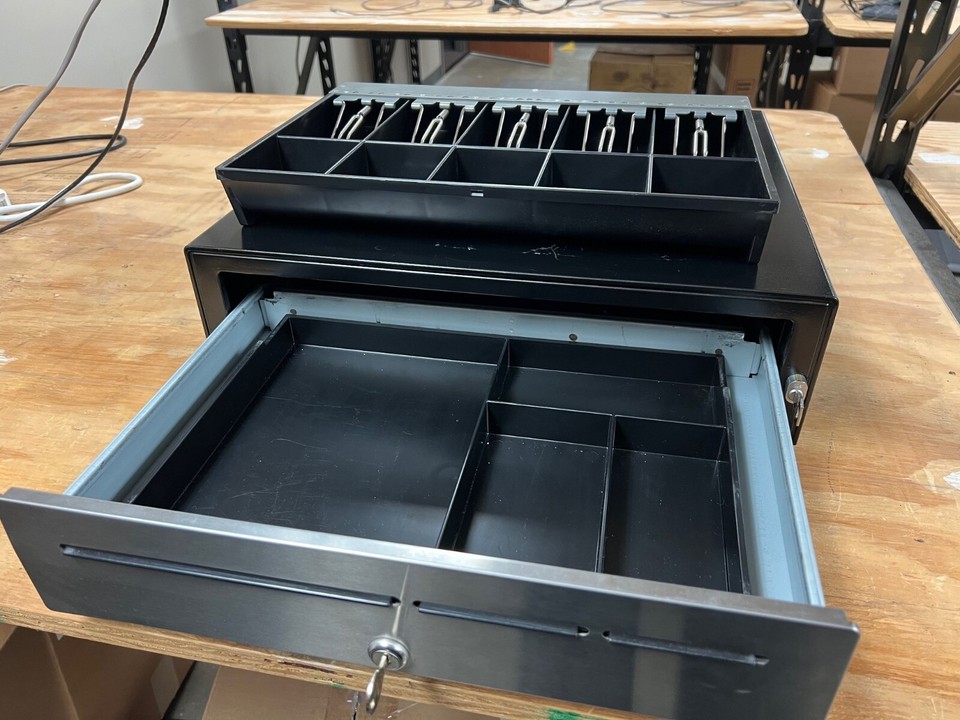 Gently Used Radiant Systems 2164-3000-9090 18" POS Cash Drawer | eBay