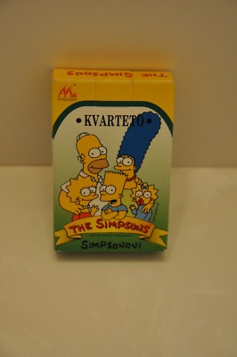 The SIMPSONS RARE BOXED "CARD GAME" from the CZECH REPUBLIC/1995 | eBay