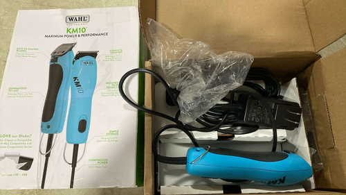Wahl KM10 2 Speed Brushless Motor Clipper - Turquoise; Dog Cat Pet ...