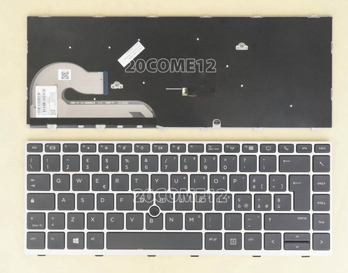 For HP ZBook 14u G5 14u G6 Keyboard Silver frame Italian Tastiera ...