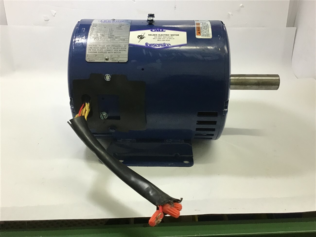 Leeson 131813.00 5 Hp Ac Motor 208-230/460 Volts 1755 Rpm 4P, 184T ...