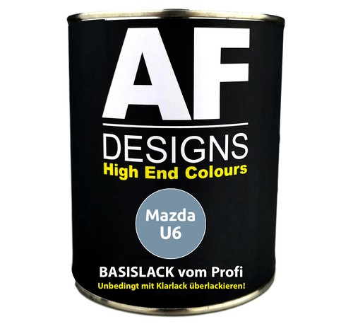 250ML Basislack Mazda U6 Misty Blue Metallic Spritzfertig Autolack ...