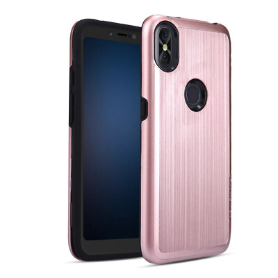 Dual layer Slim BLU R2 Plus (2019) Case +Tempered Glass Screen ...