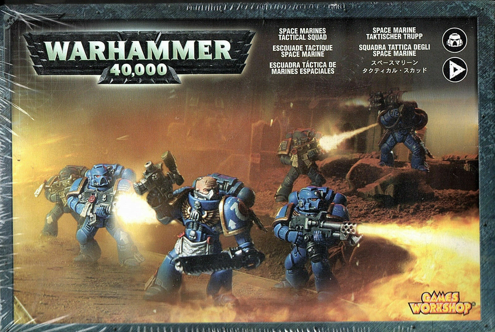 Warhammer 40k Space Marine Tactical Squad 40000 Games Workshop Citadel ...