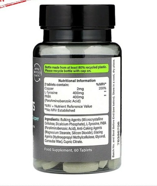 Holland & Barrett TAN Tablets 60 Coated Caplets 2 A Day Natural Skin ...