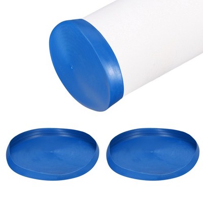 3Pcs Tube End Cap Plastic Plugs, Round Plastic Plug Fit 13.98" OD Tube ...