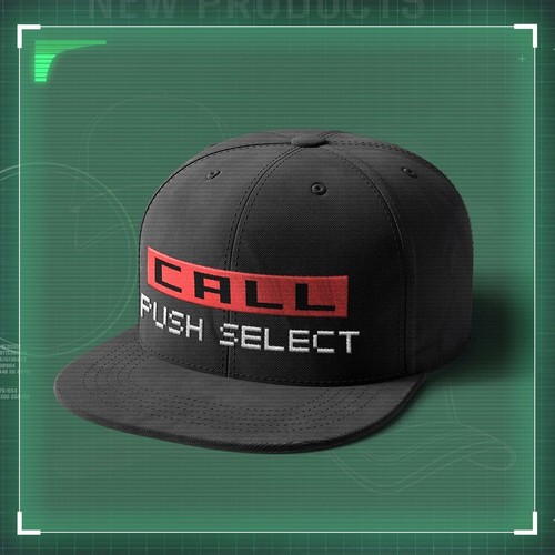 Metal Gear Solid MGS Codec Call Incoming Embroidered Snapback Cap Hat ...