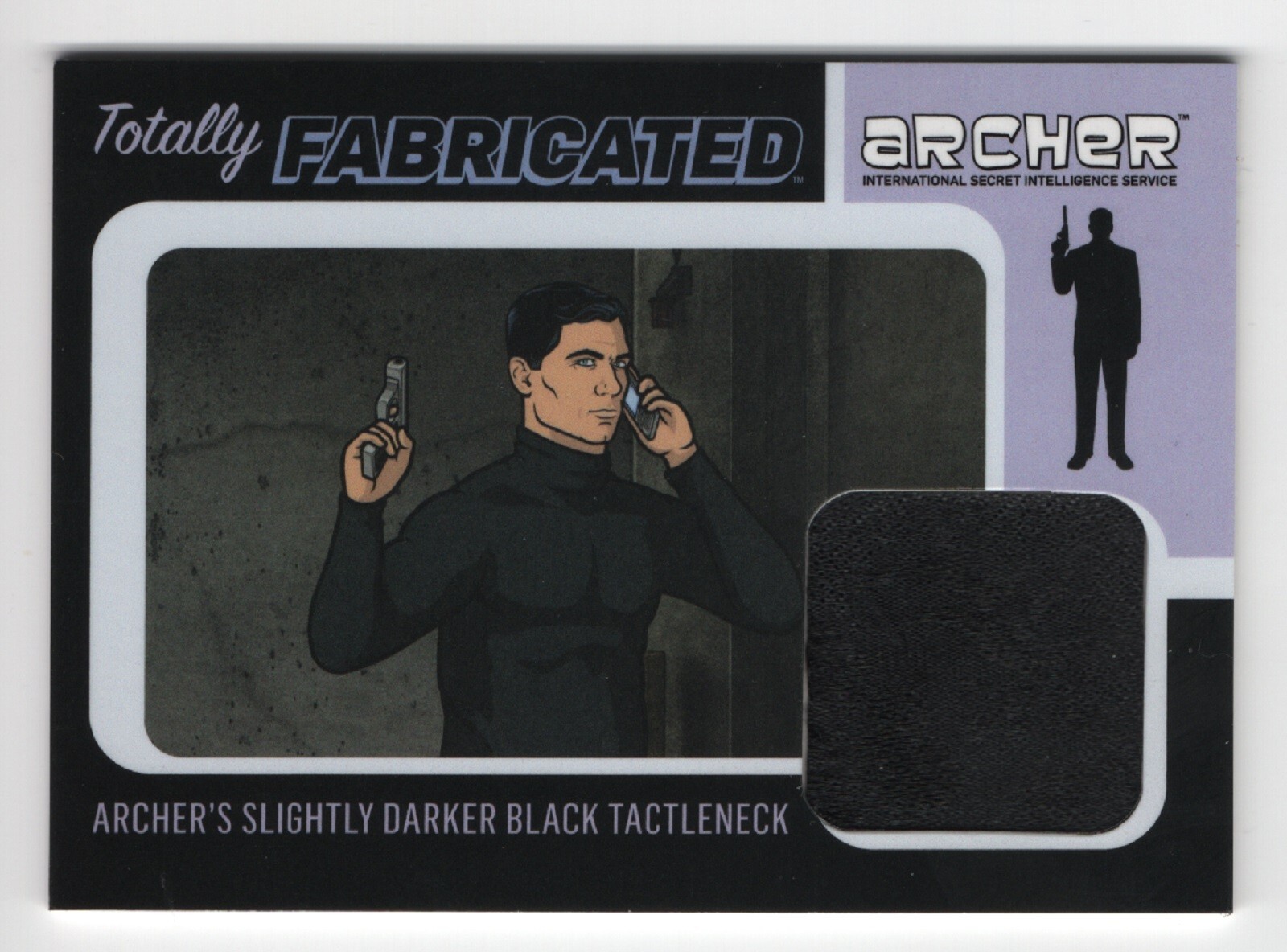 Archer seasons 1-4 Totally Fabricated insert card TF-01 Archers Black ...