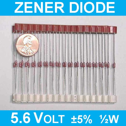 (200) 1N5232B 5.6 Volt ±5% 0.5 Watt ZENER Diode - LOW Thermal Drift ...