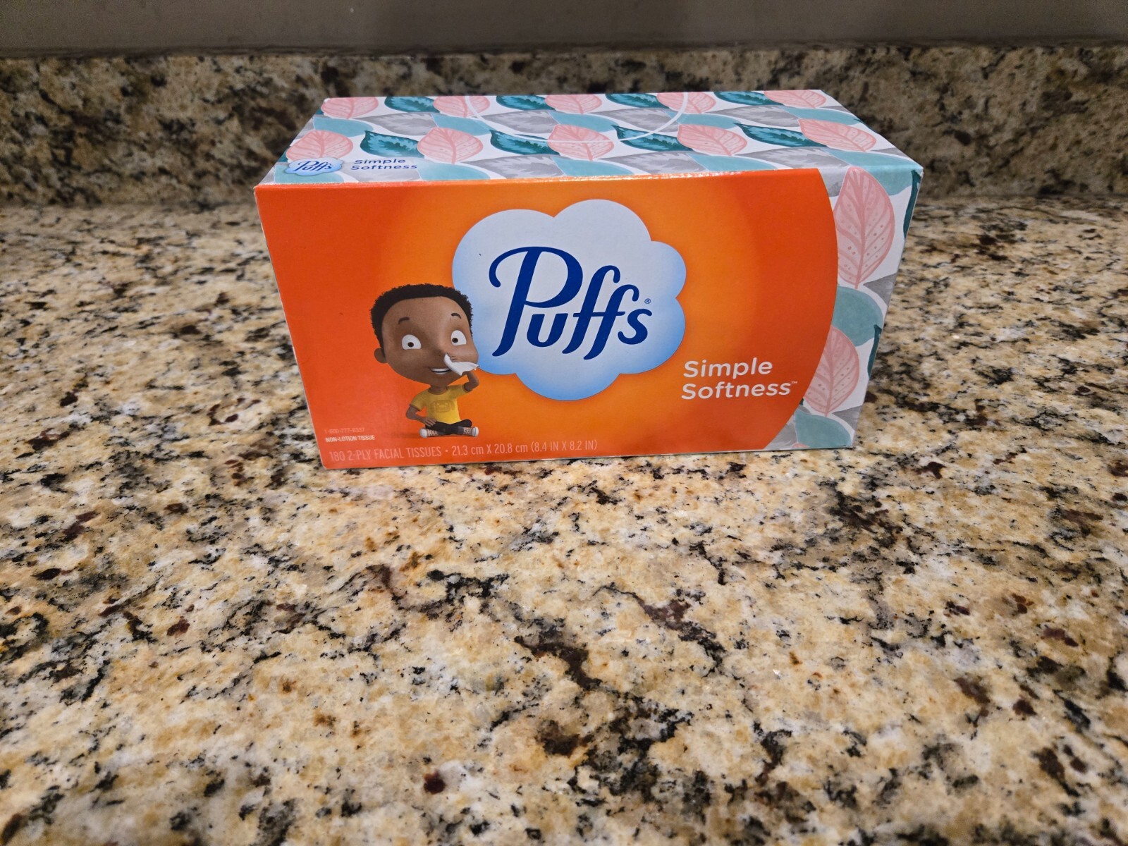 Puffs White Facial Tissue, 2-Ply, 180 Sheets/Box | eBay