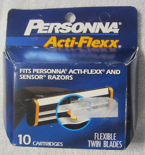 10 ACTI-FLEXX flexible BLADE CARTRIDGES NEW IN BOX FITS SENSOR,PERSONNA ...