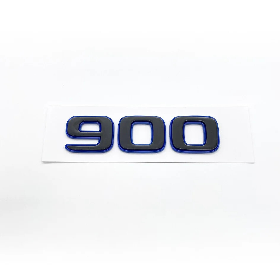 Blue Car Emblem Sticker 700 800 900 EDITION Rear Sticker Brabus Trunk ...