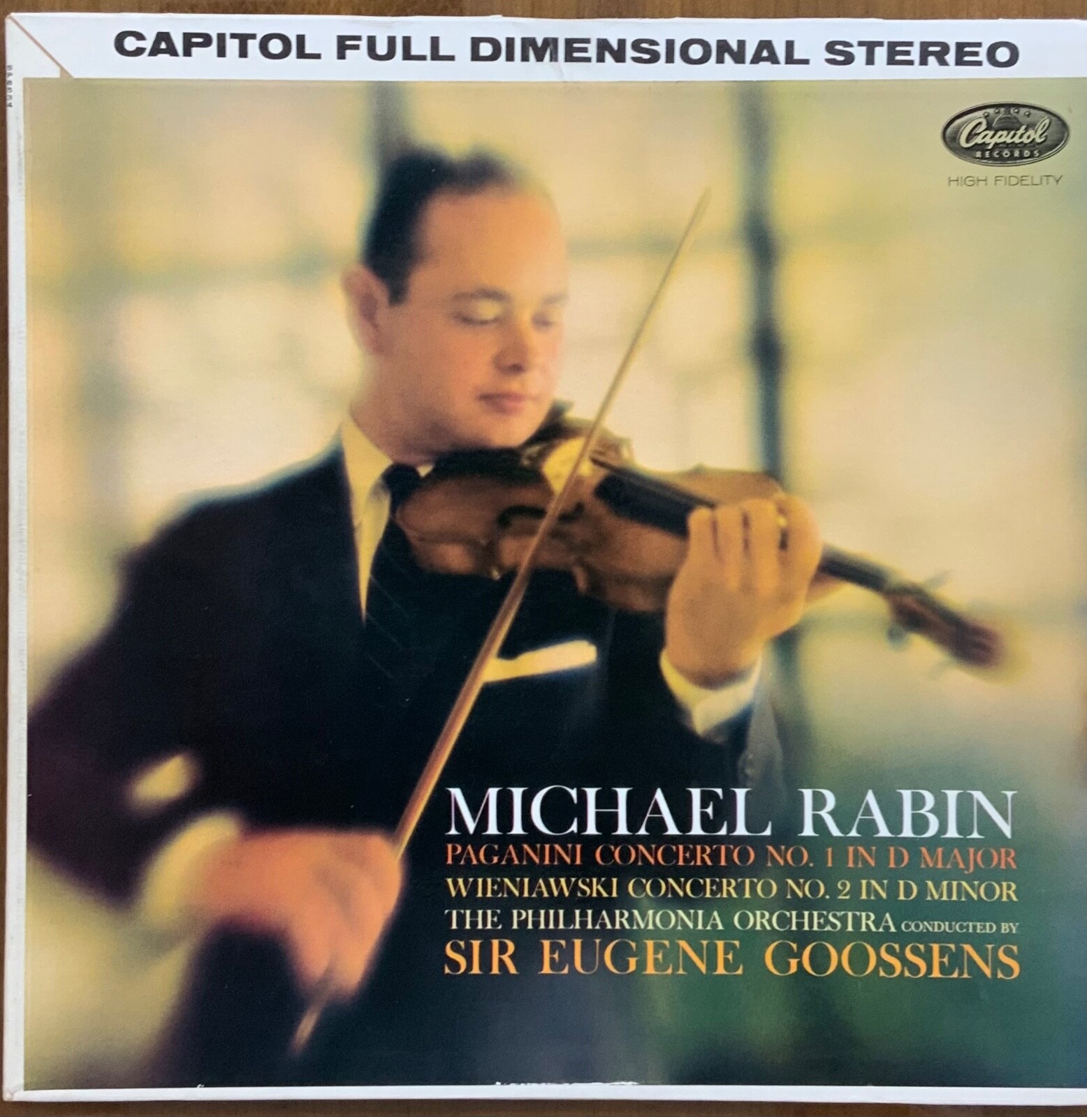 Michael Rabin, Sir Eugene Goossens,paganini*, Wieniawsk. ORIGINAL. 1ST ...