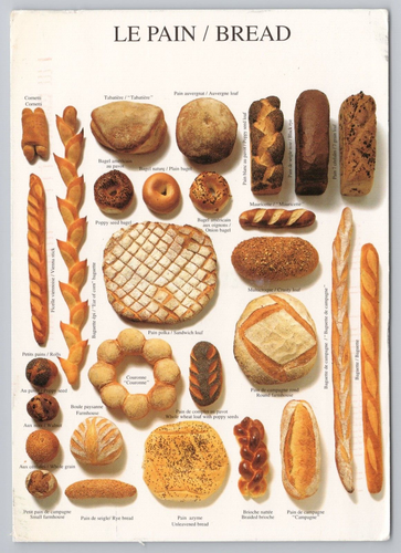 France Le Pain Bread Various Types Of Bread With Descriptions 1997 ...